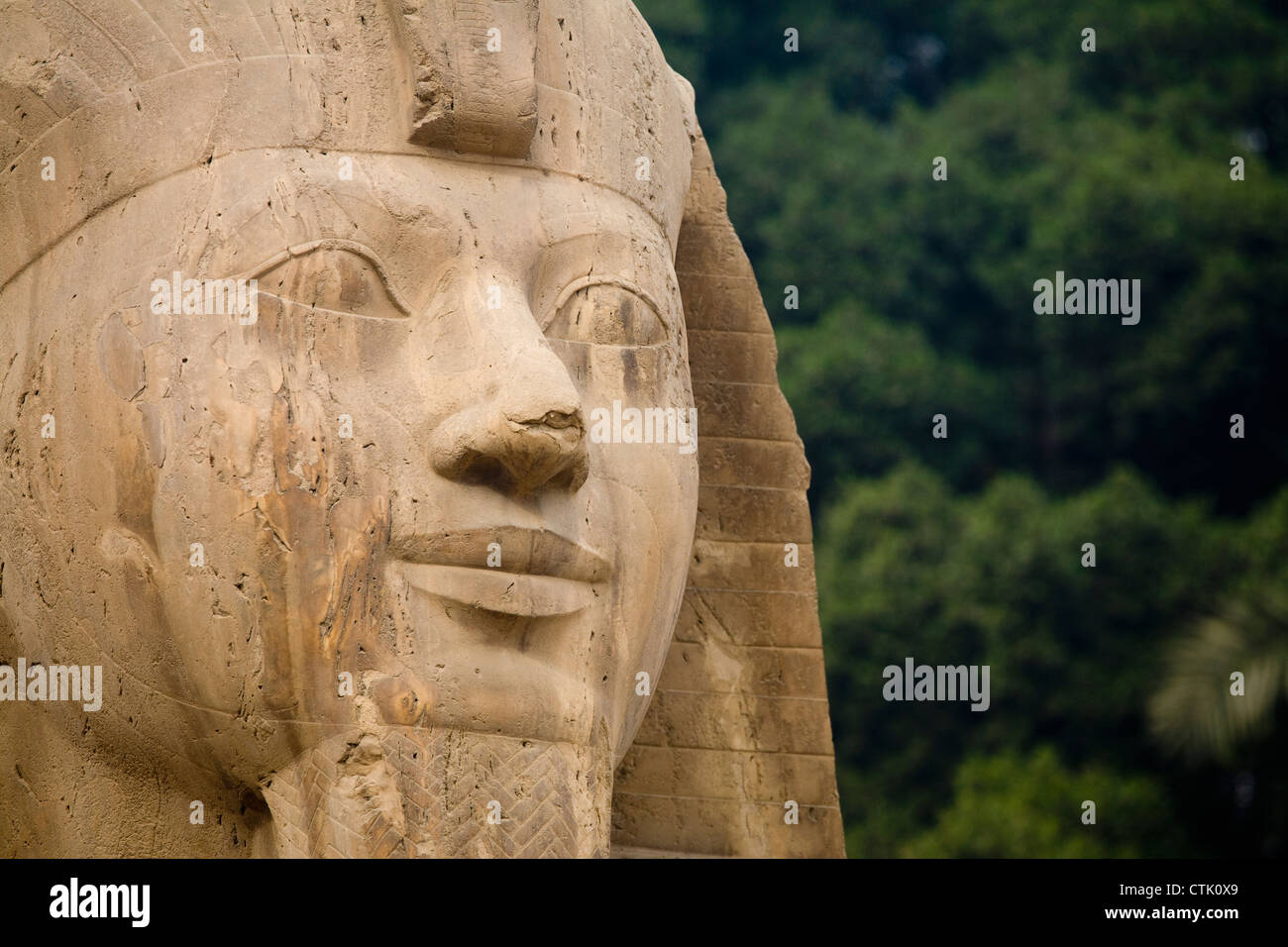 Egyptian Statue; Memphis, Egypt Stock Photo - Alamy