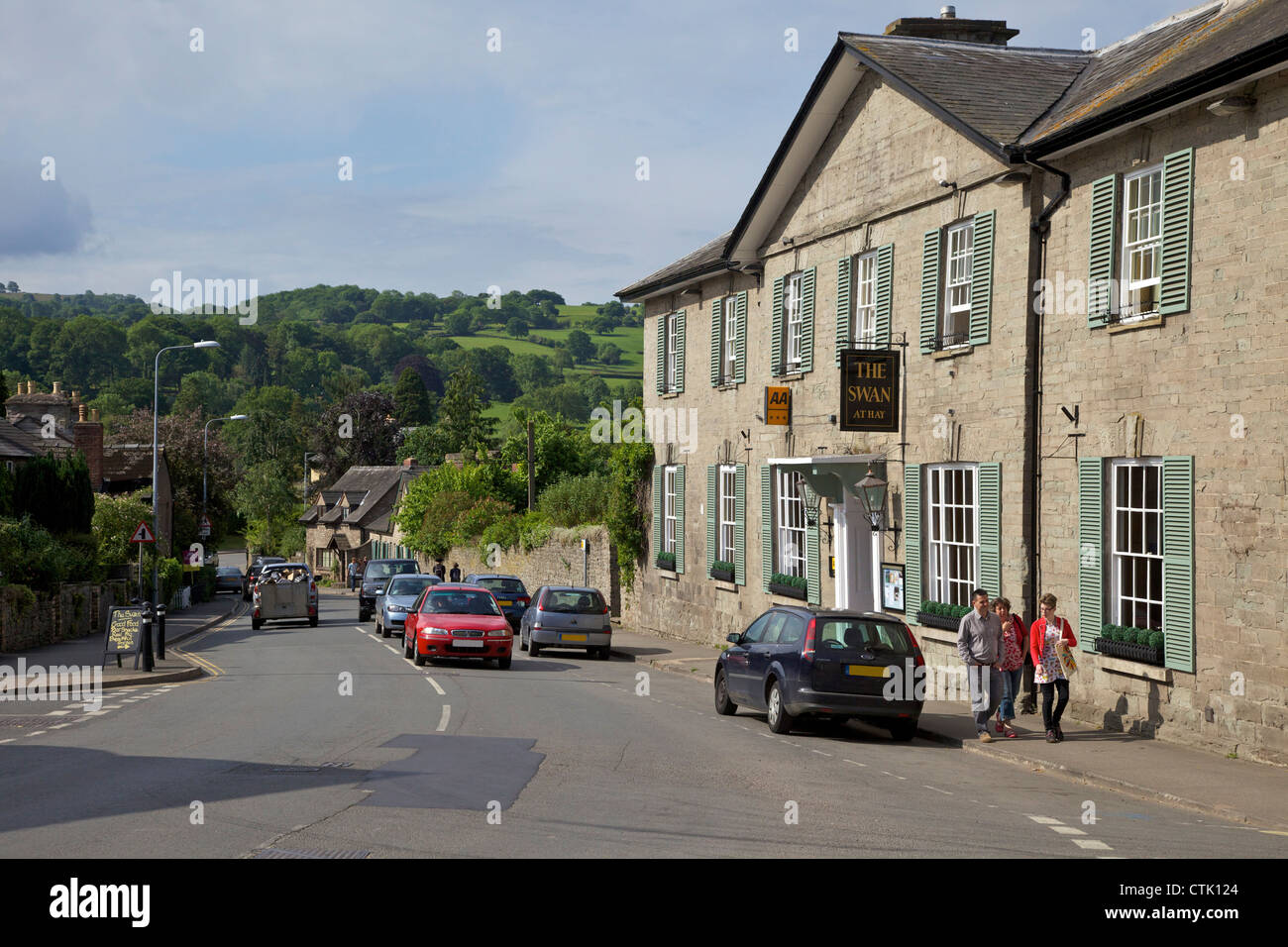 The Swan Hotel and Restaurant at Hay-on-Wye, Powys, Wales, Cymru, UK ...
