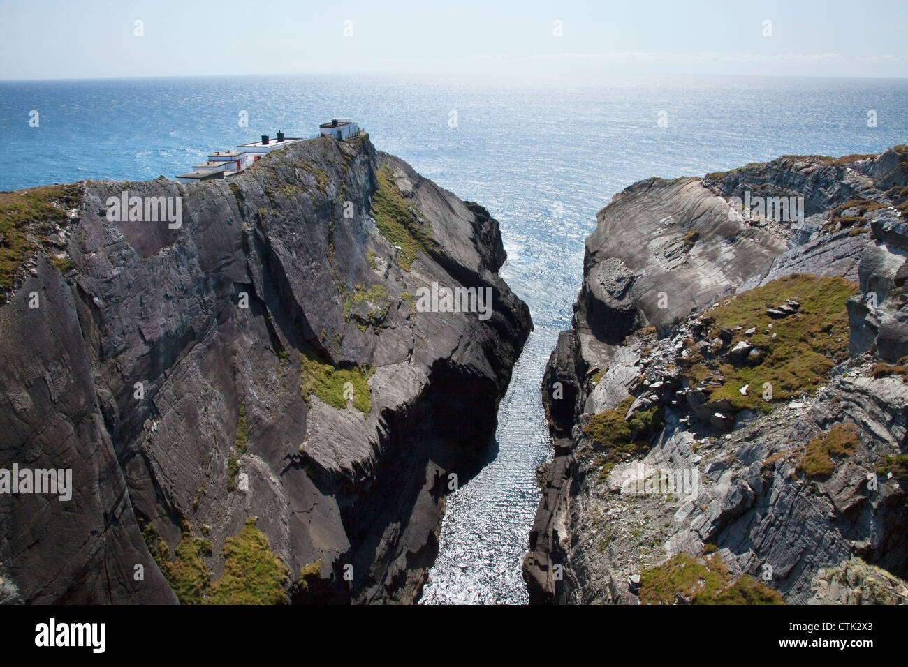 Mizen Head Lighthouse; Mizen, Head County Cork, Ireland Stock Photo - Alamy
