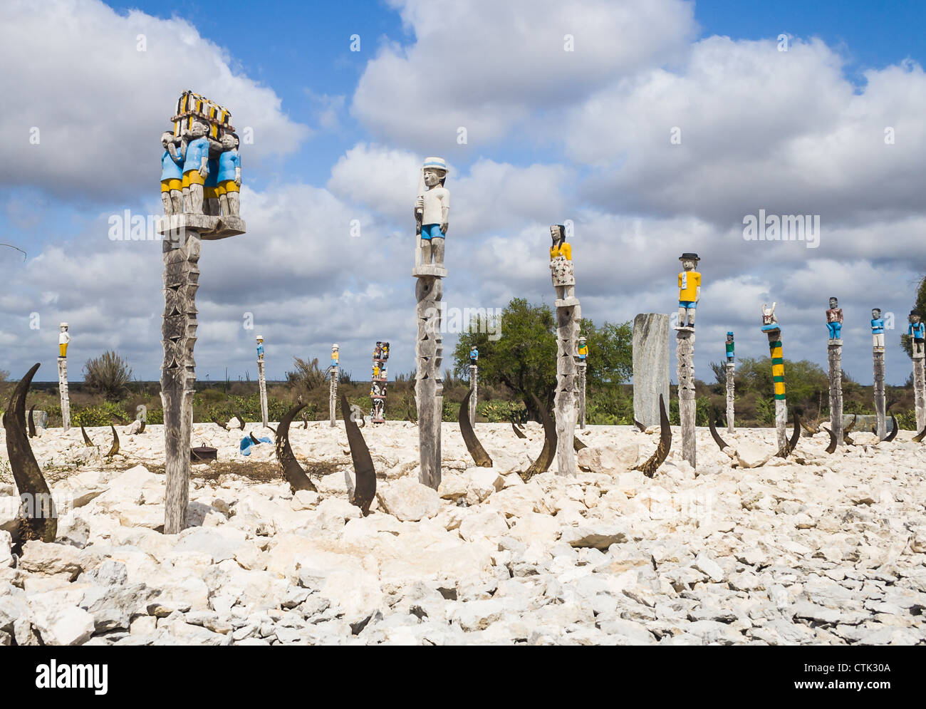 Antandroy traditional tomb in southern Madagascar Stock Photo - Alamy