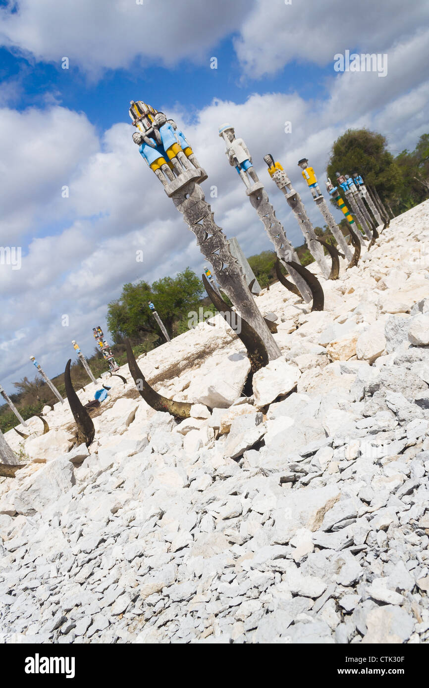 Antandroy traditional tomb in southern Madagascar Stock Photo - Alamy