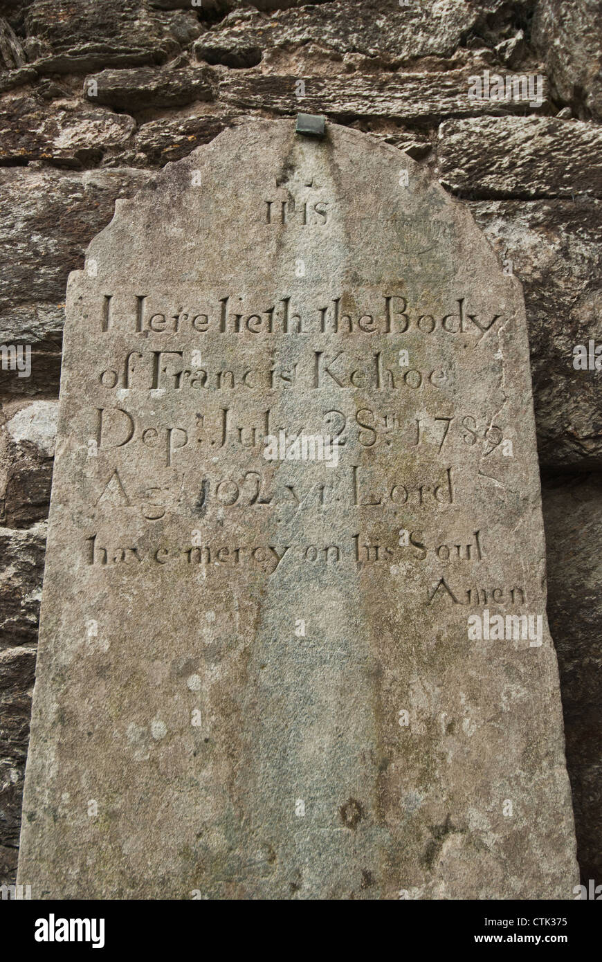 Old tombstone hi-res stock photography and images - Alamy