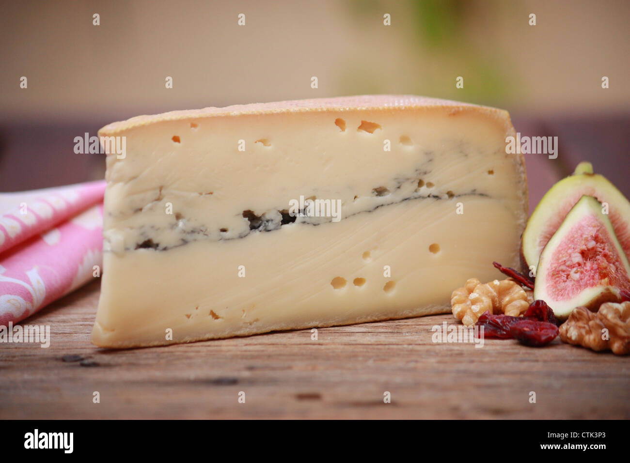 Morbier Aromatic Mild French Cow's Milk Cheese with Figs, Cranberries ...