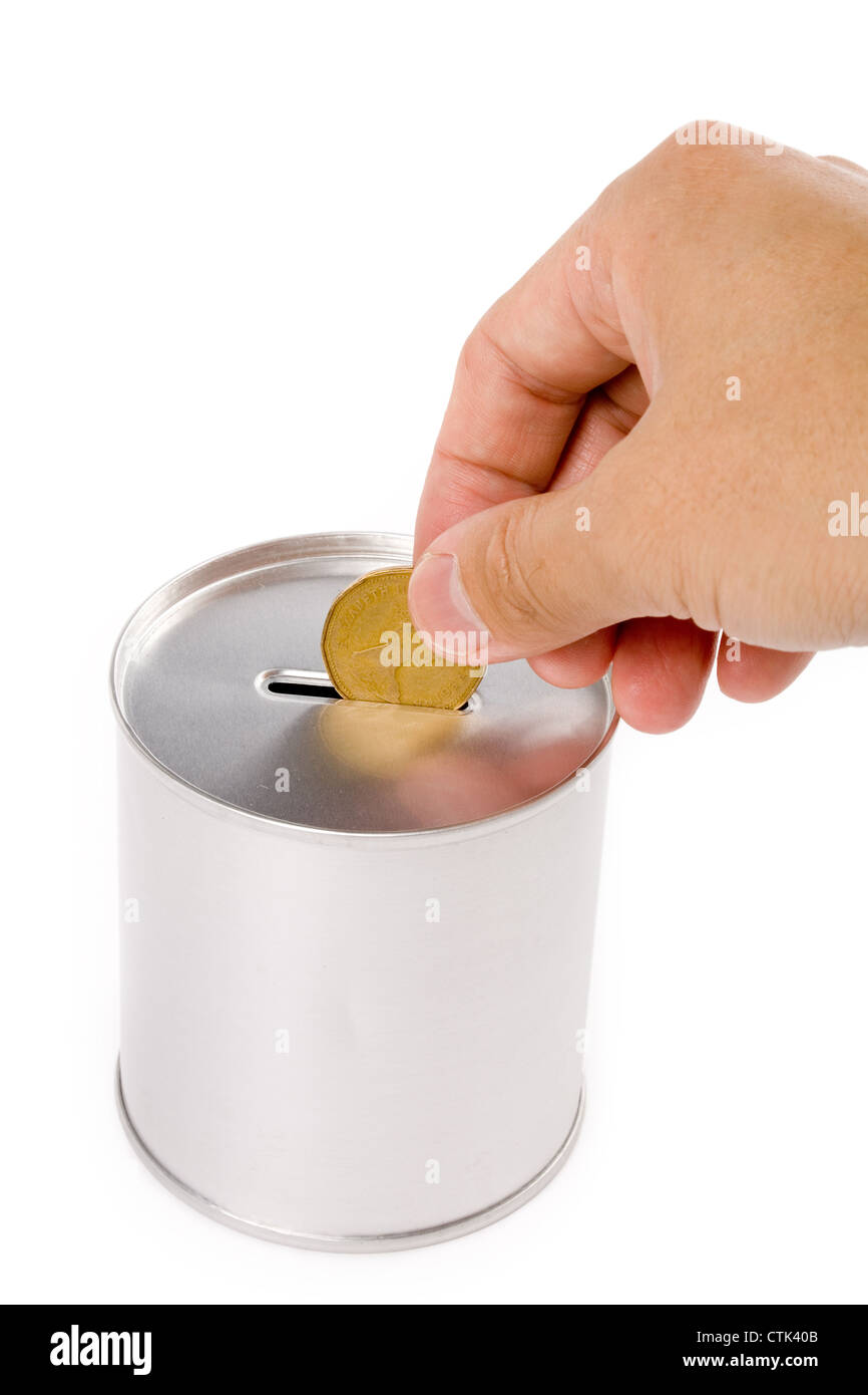 canadian dollar and Coin Bank, concept of savings or Donation Stock ...