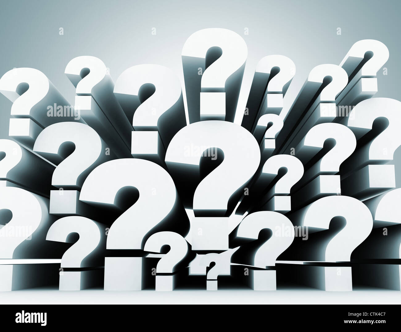 Question mar k 3d illustration Stock Photo - Alamy