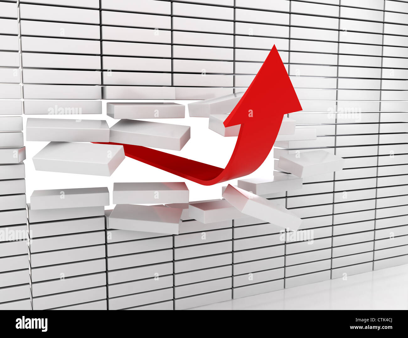 Exploding brick wall hi-res stock photography and images - Alamy