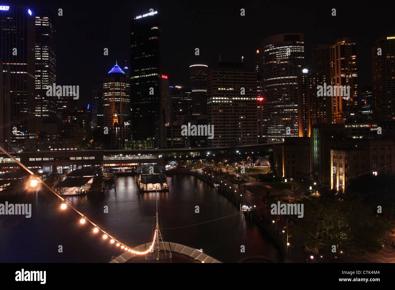 Sydney, Australia at night Stock Photo - Alamy