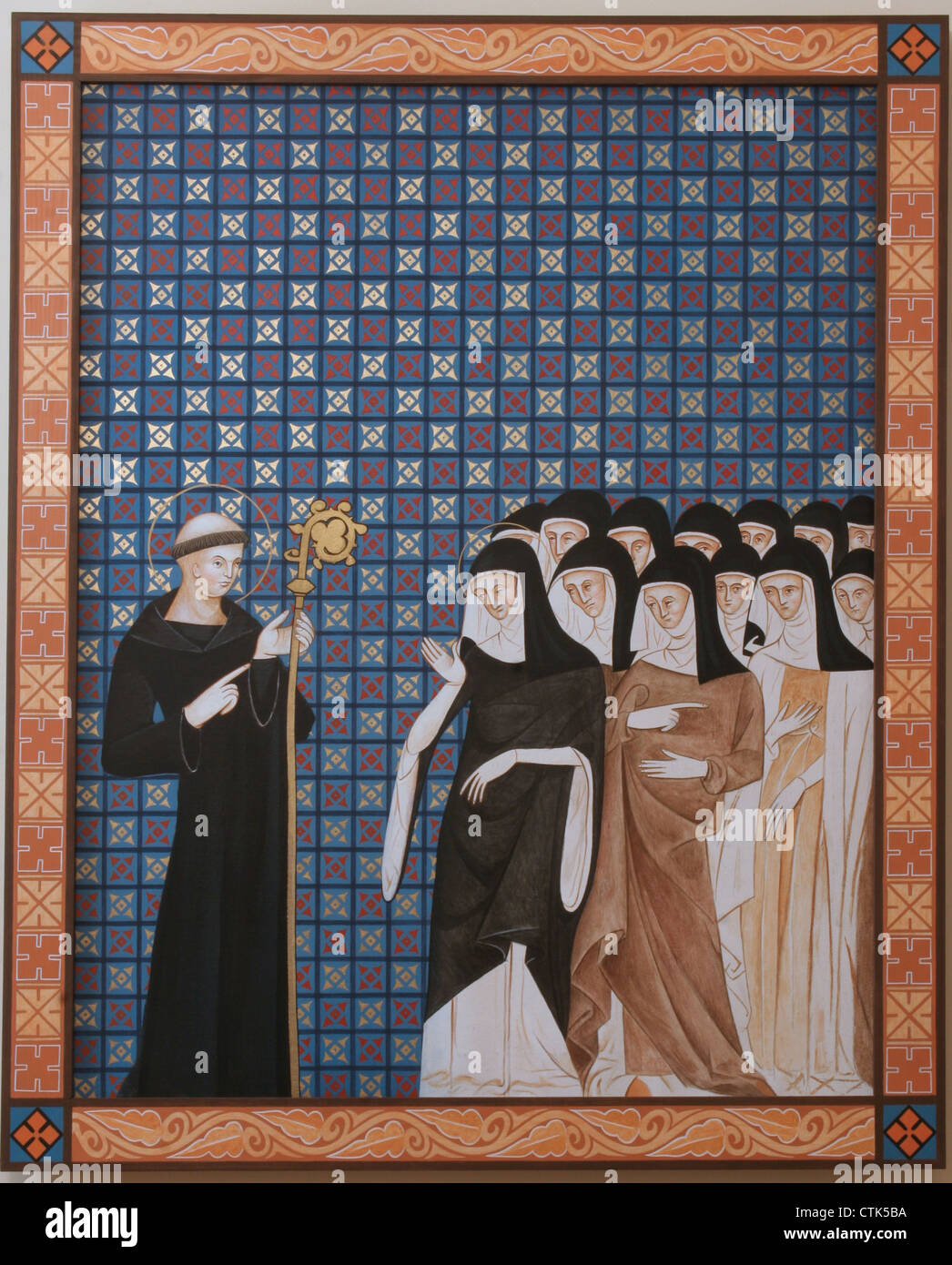 Saint Benedict of Nursia Stock Photo - Alamy