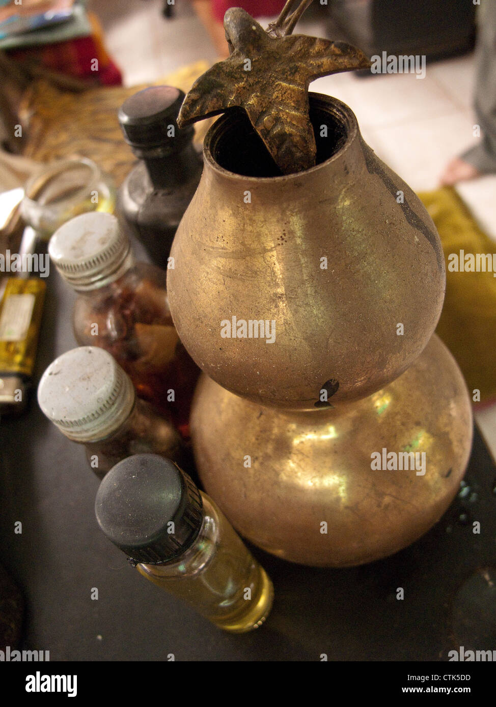 Sak Yan master, Ajahn Montree of Kalasin in the North East of Thailand ...