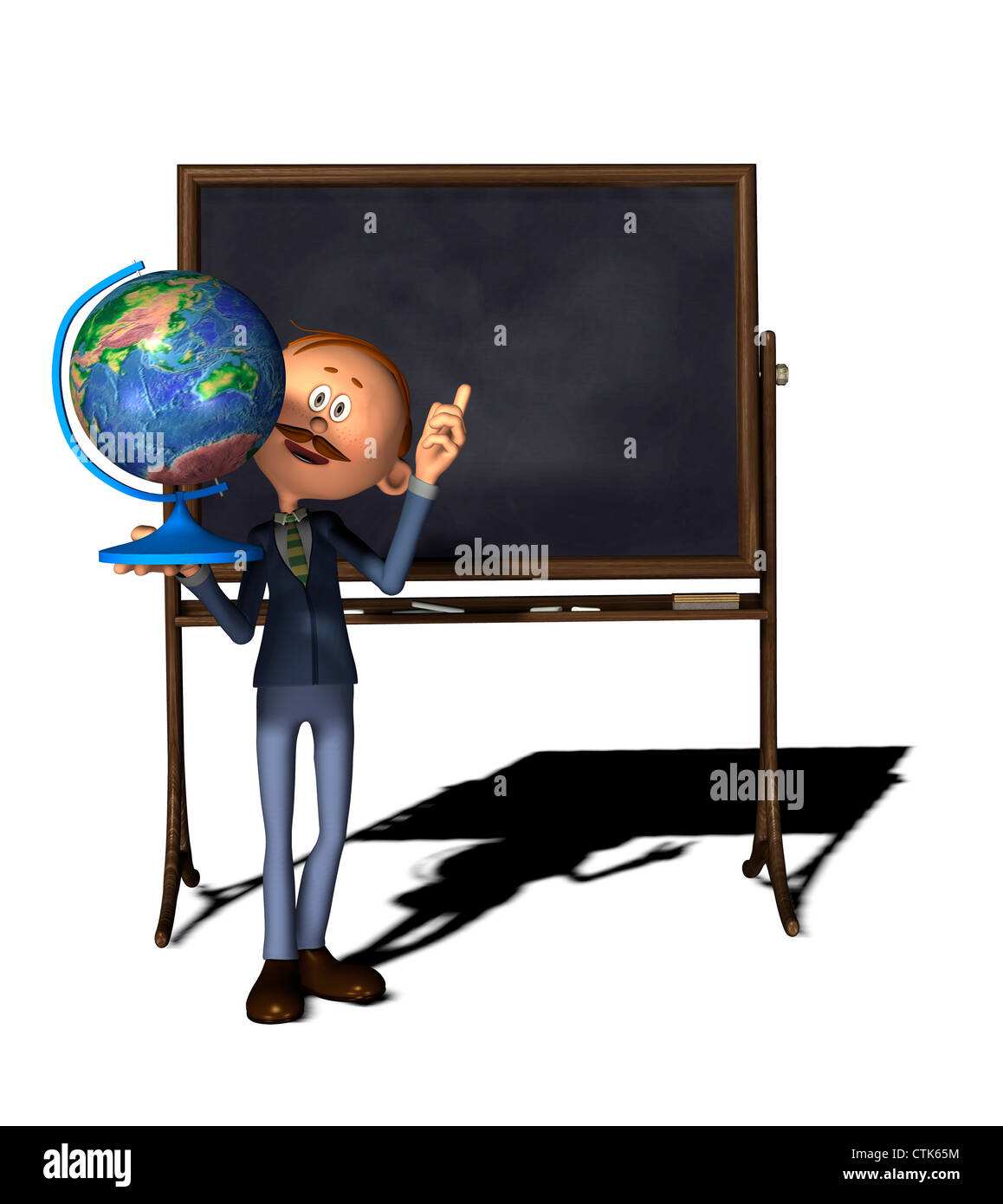 World globe cartoon hi-res stock photography and images - Alamy