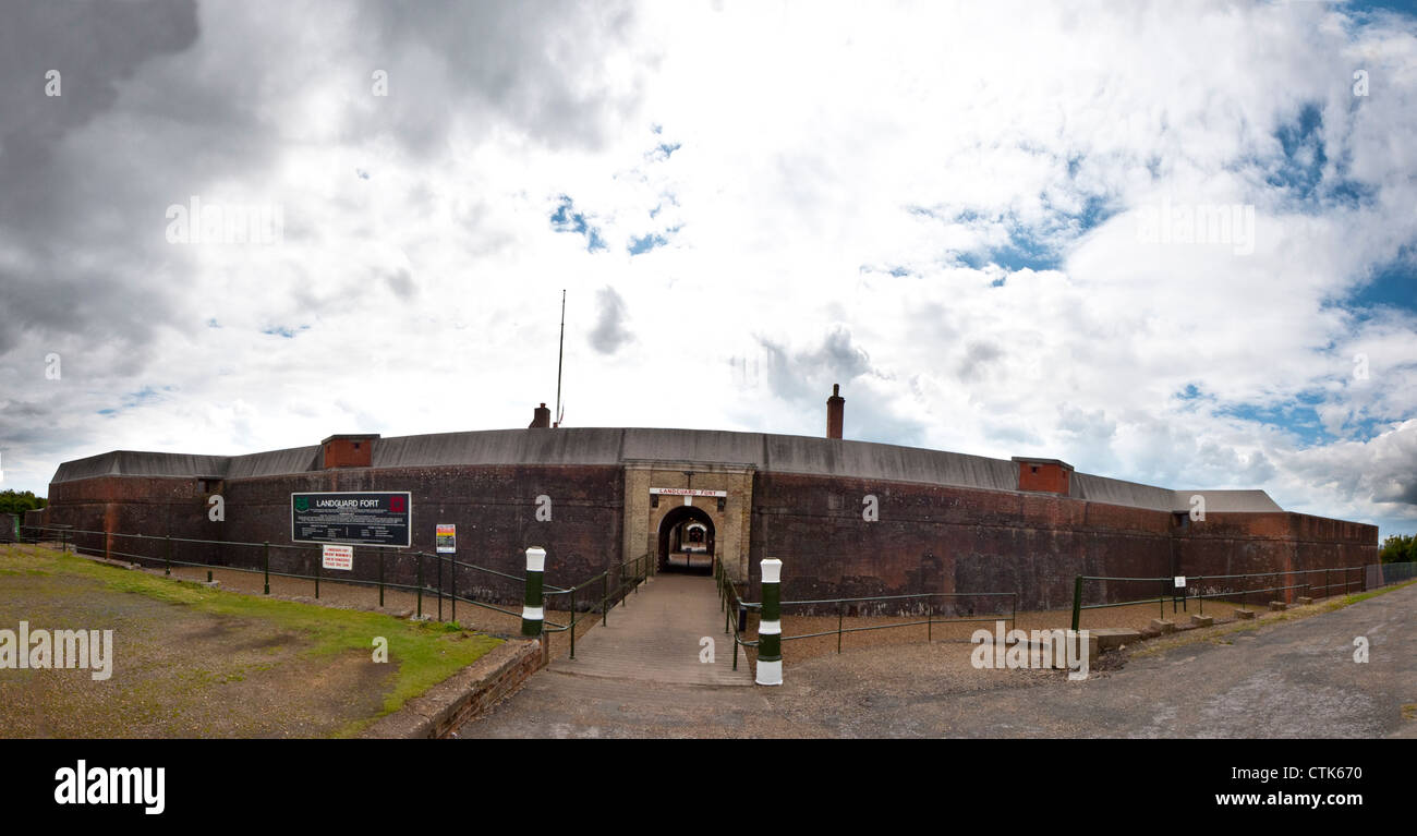Entrance Landguard fort Stock Photo - Alamy
