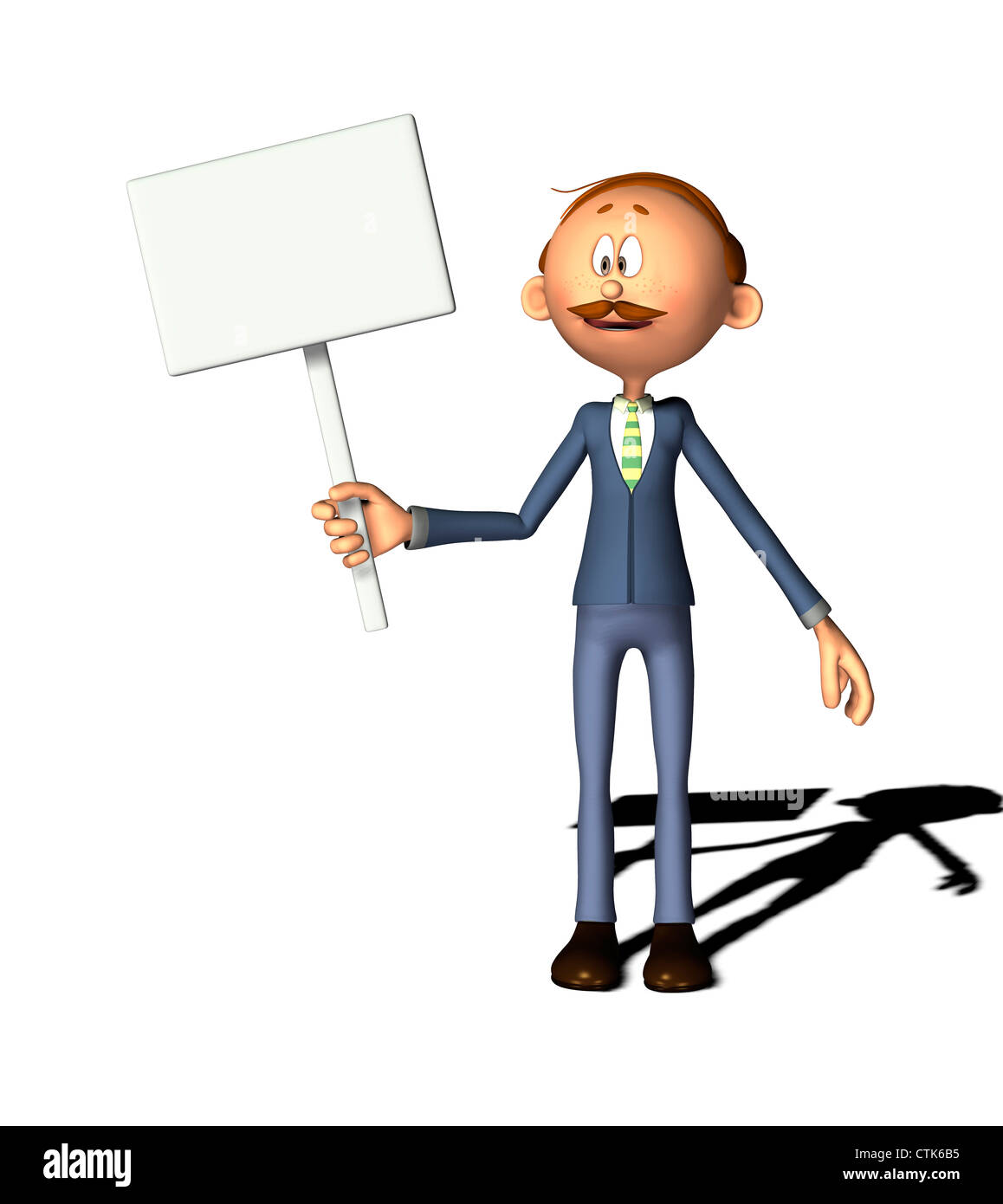 Cartoon figure man sign hi-res stock photography and images - Alamy