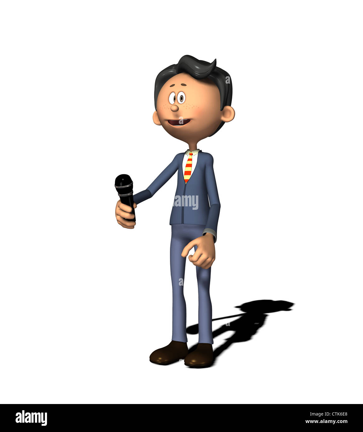 Cartoon microphone hi-res stock photography and images - Alamy
