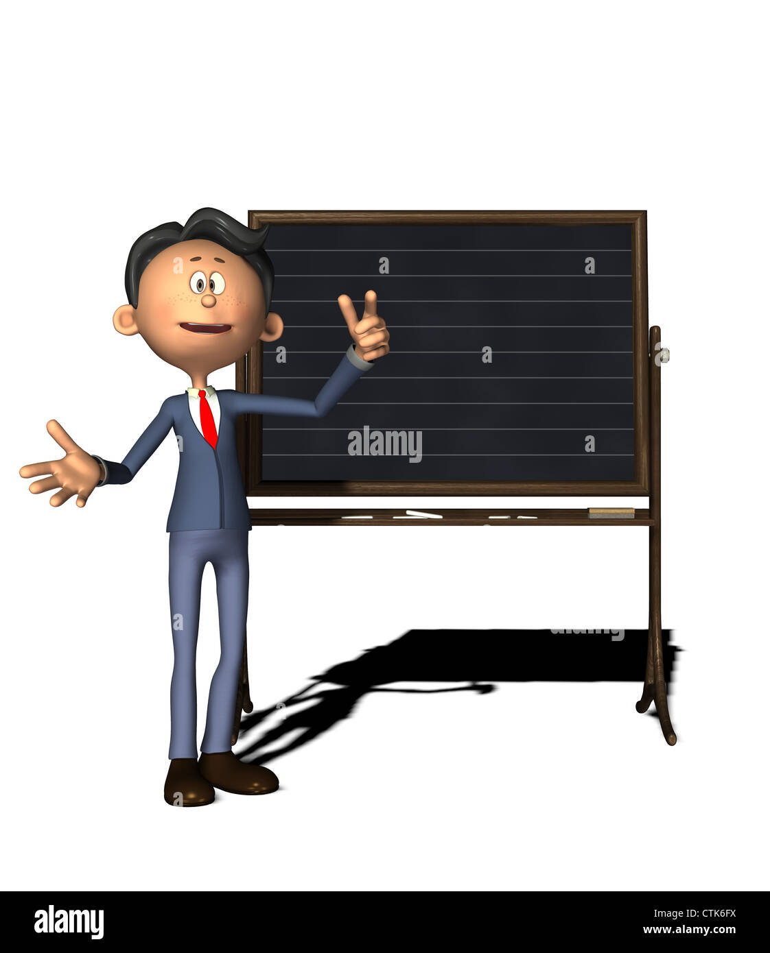 Cartoon figure teacher board hi-res stock photography and images - Alamy