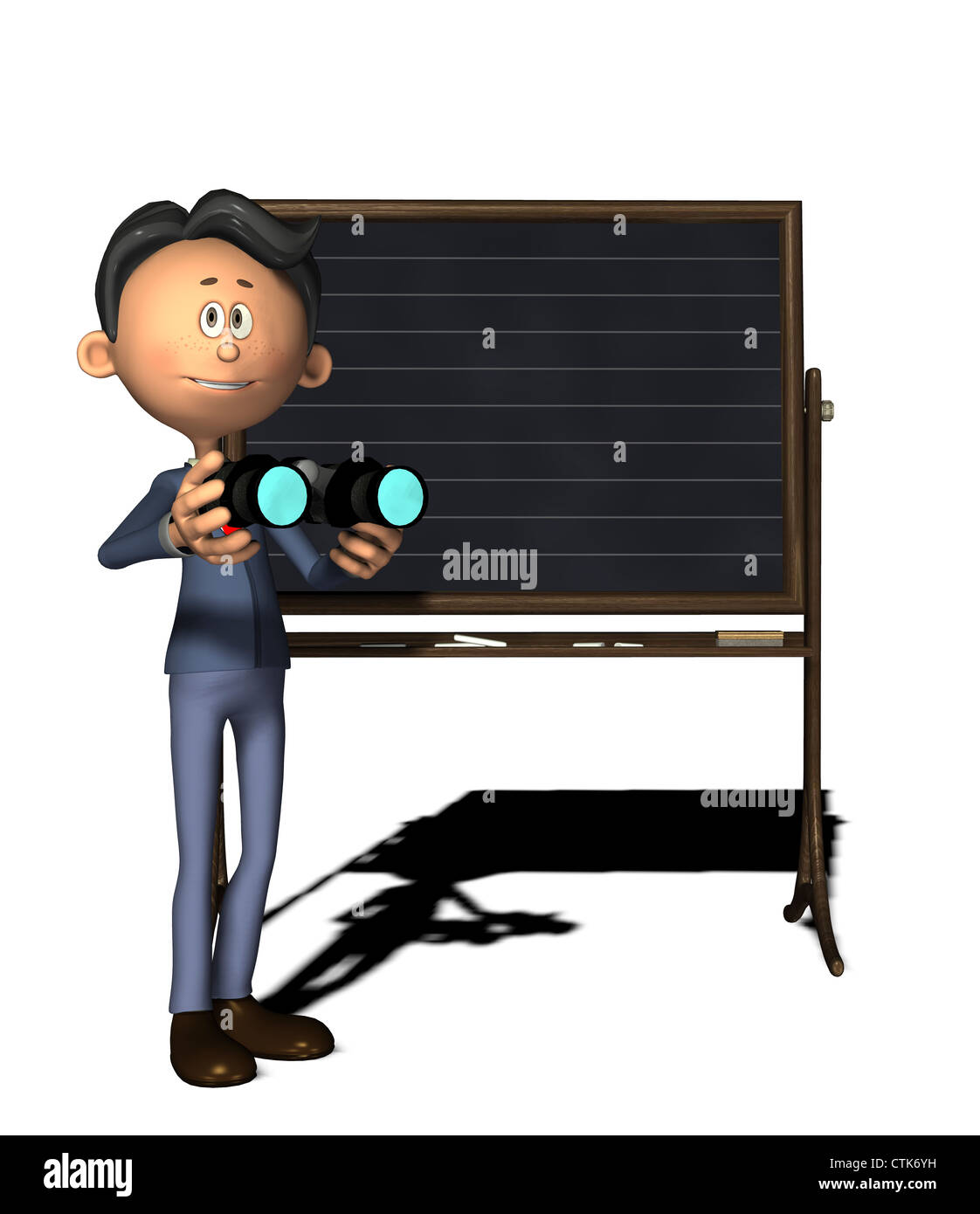 Cartoon figure teacher board hi-res stock photography and images - Alamy