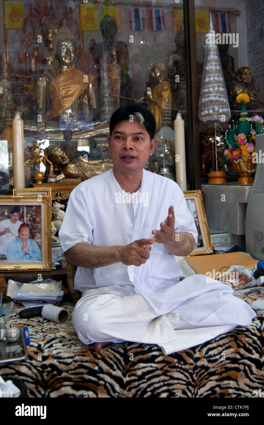 Ajahn Noo. The Sak Yan master who tattooed Angelina Jolie. Thailand ...