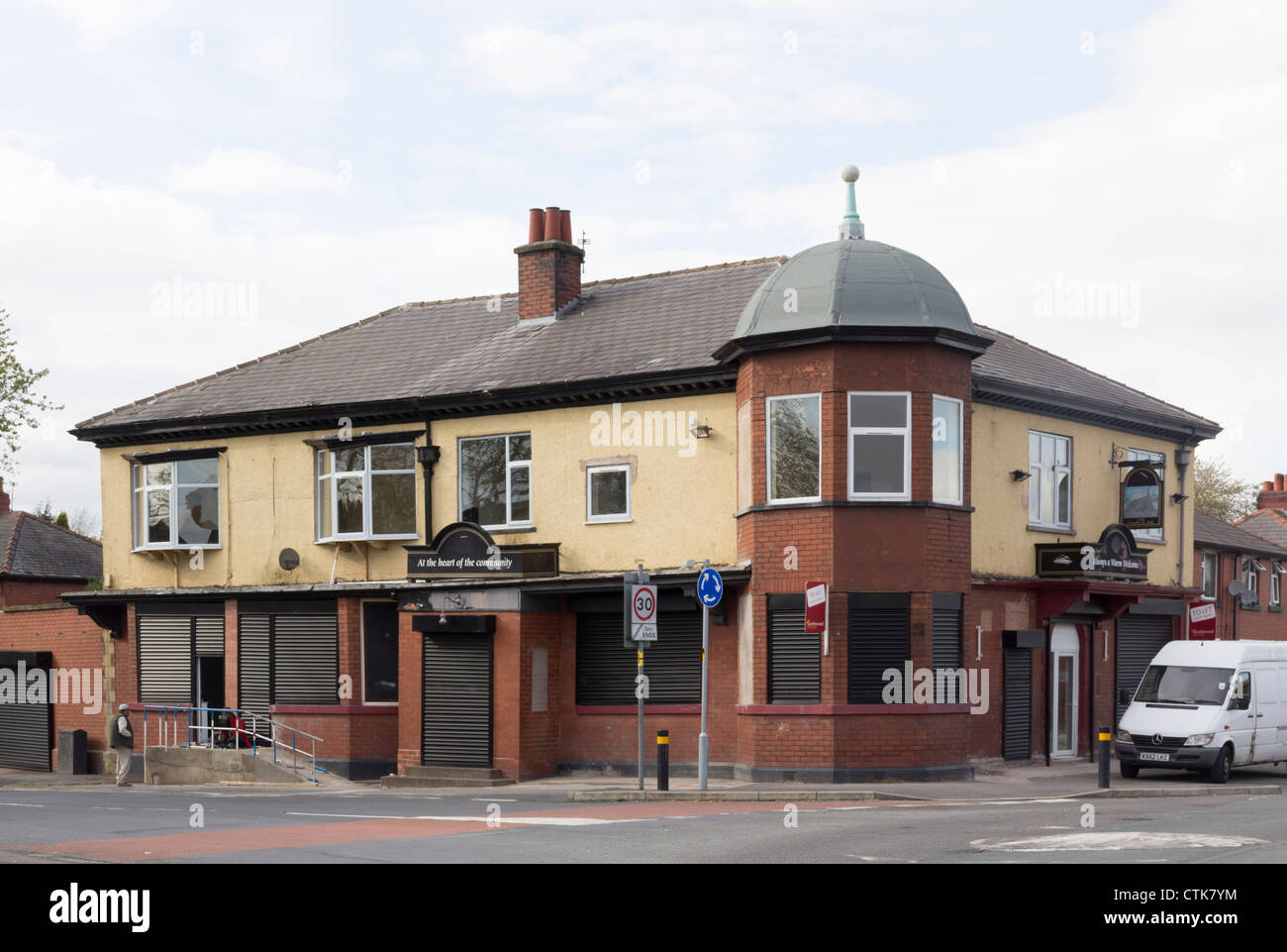The former 'Church Inn' pub in New Bury, Farnworth, undergoing ...