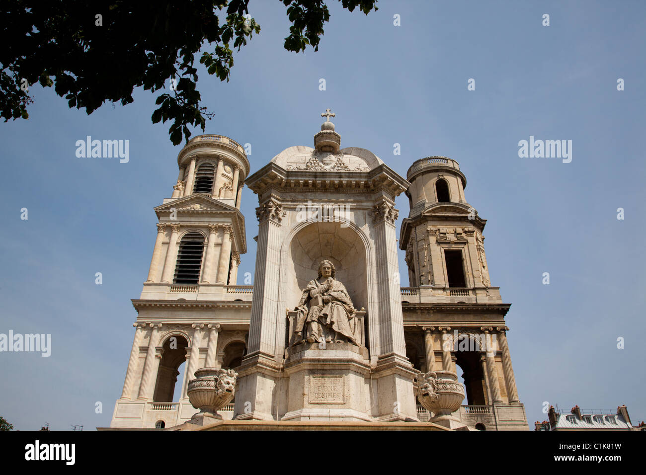St-Sulpice church in Paris France Stock Photo - Alamy