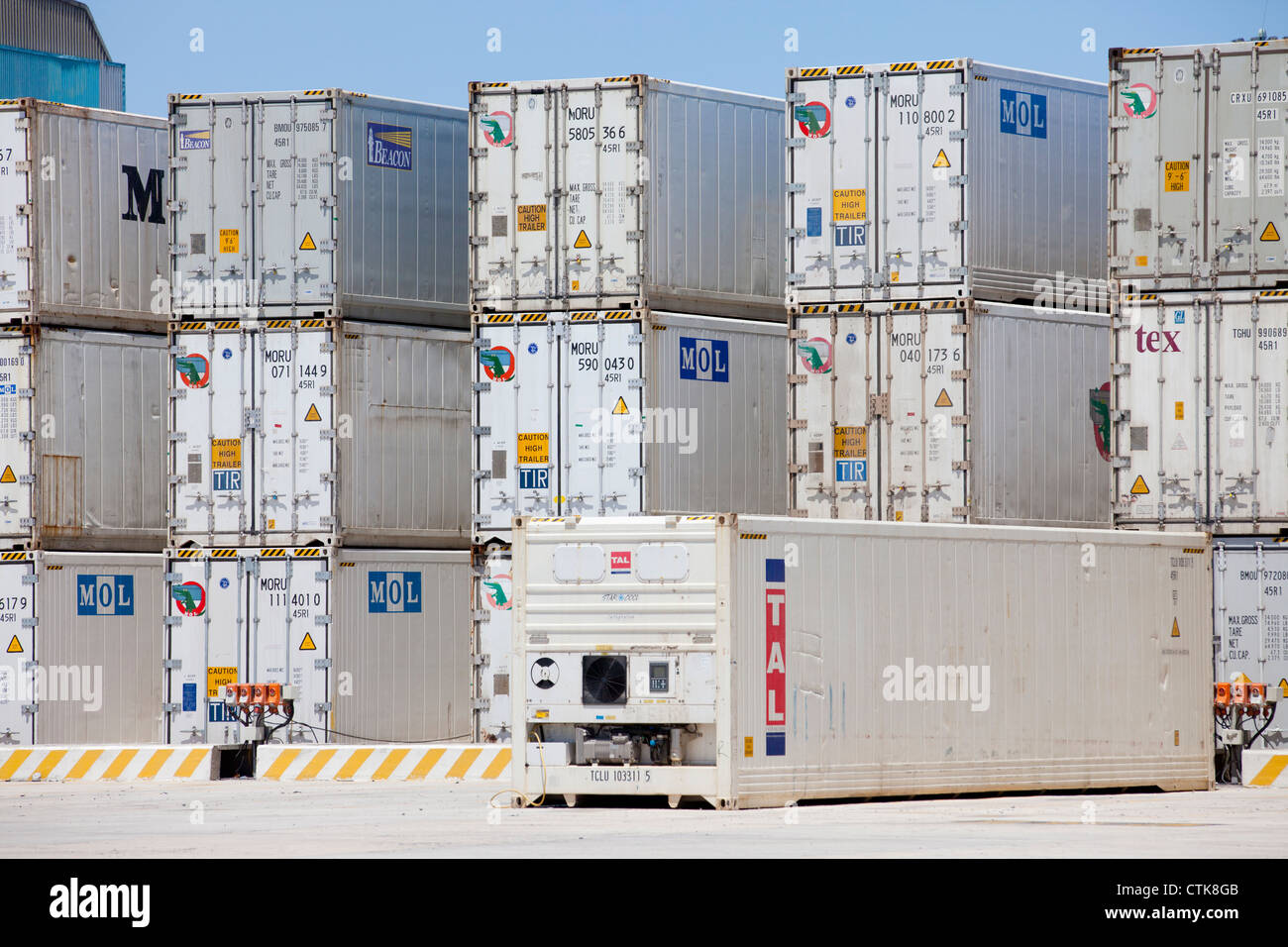 pile of containers Stock Photo - Alamy