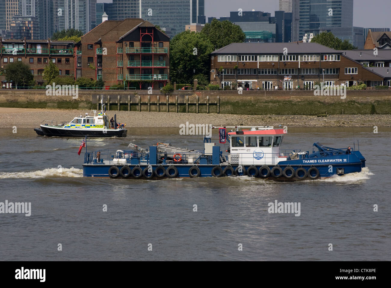 River Thames Greenwich London England Stock Photo - Alamy