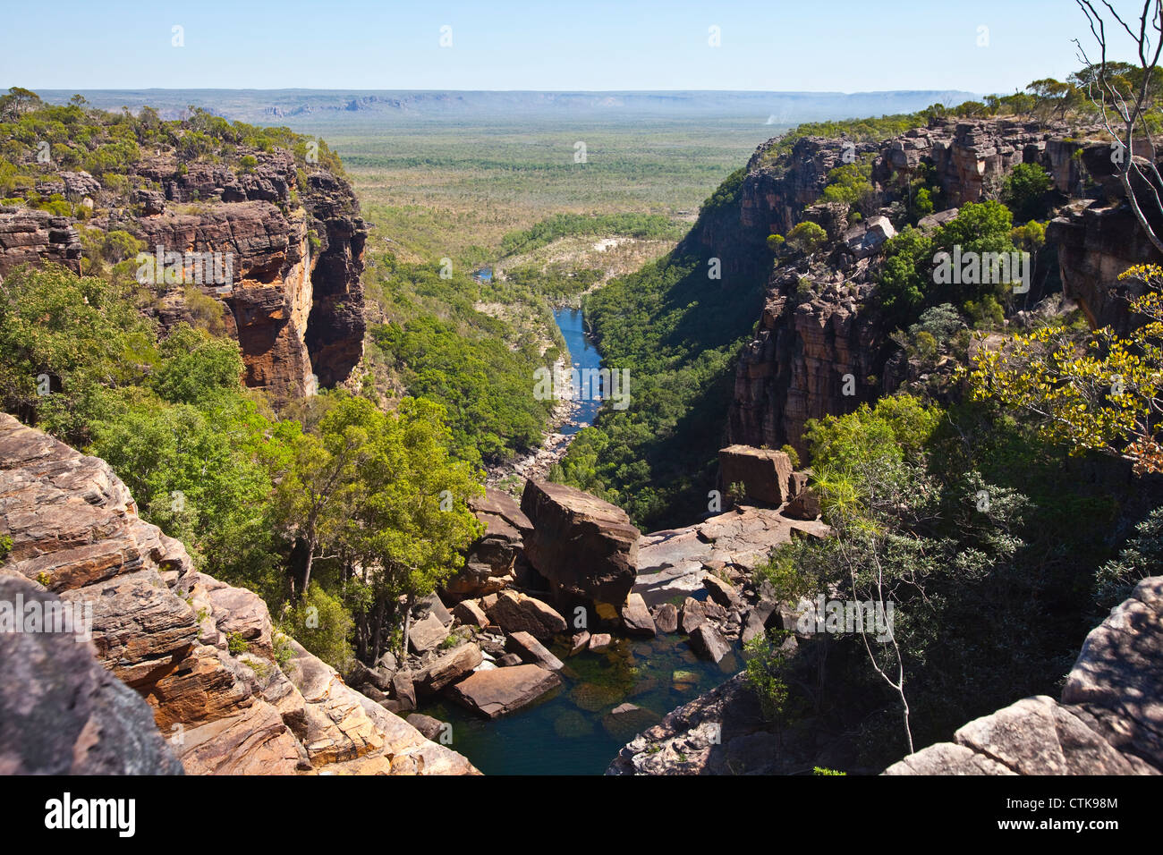 Jim Jim falls in the Kakadu Nationalpark, australia Stock Photo - Alamy