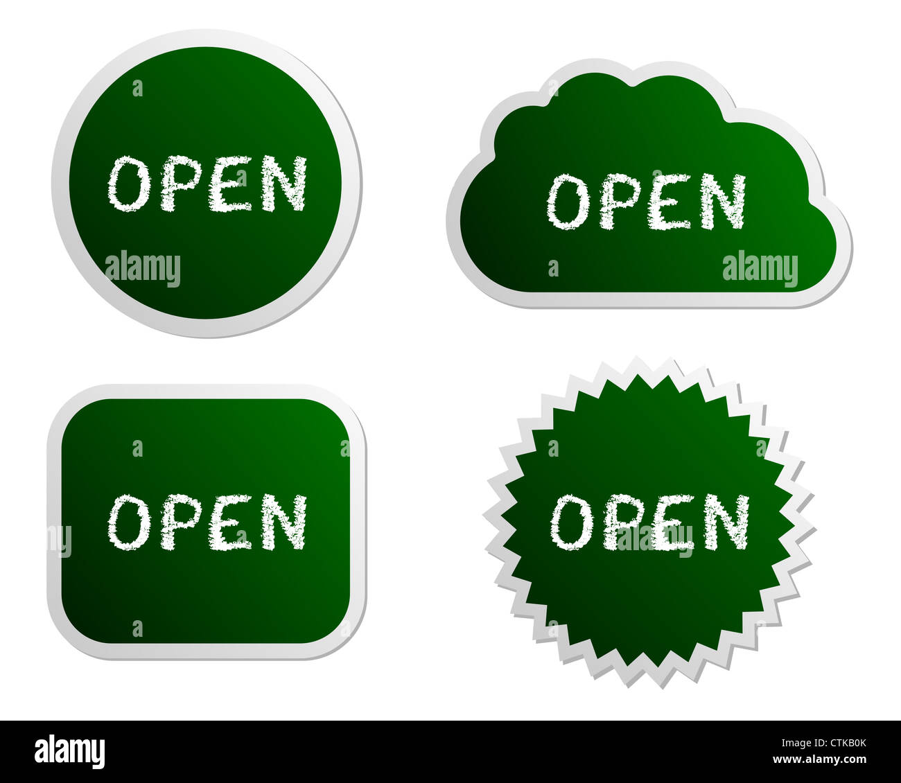 Open buttons hi-res stock photography and images - Alamy