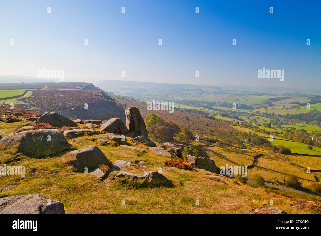 Curbar peak district hi-res stock photography and images - Alamy