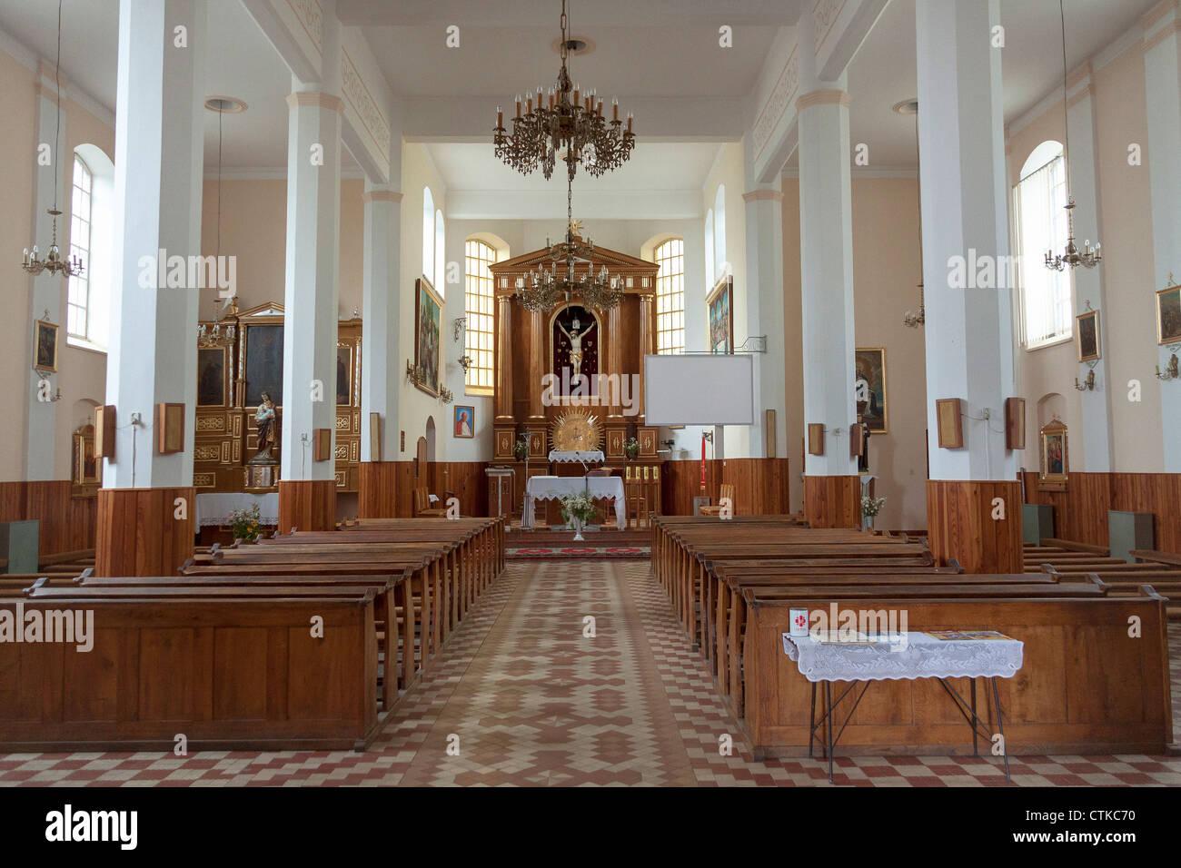 Inside catholic church in poland hi-res stock photography and images ...