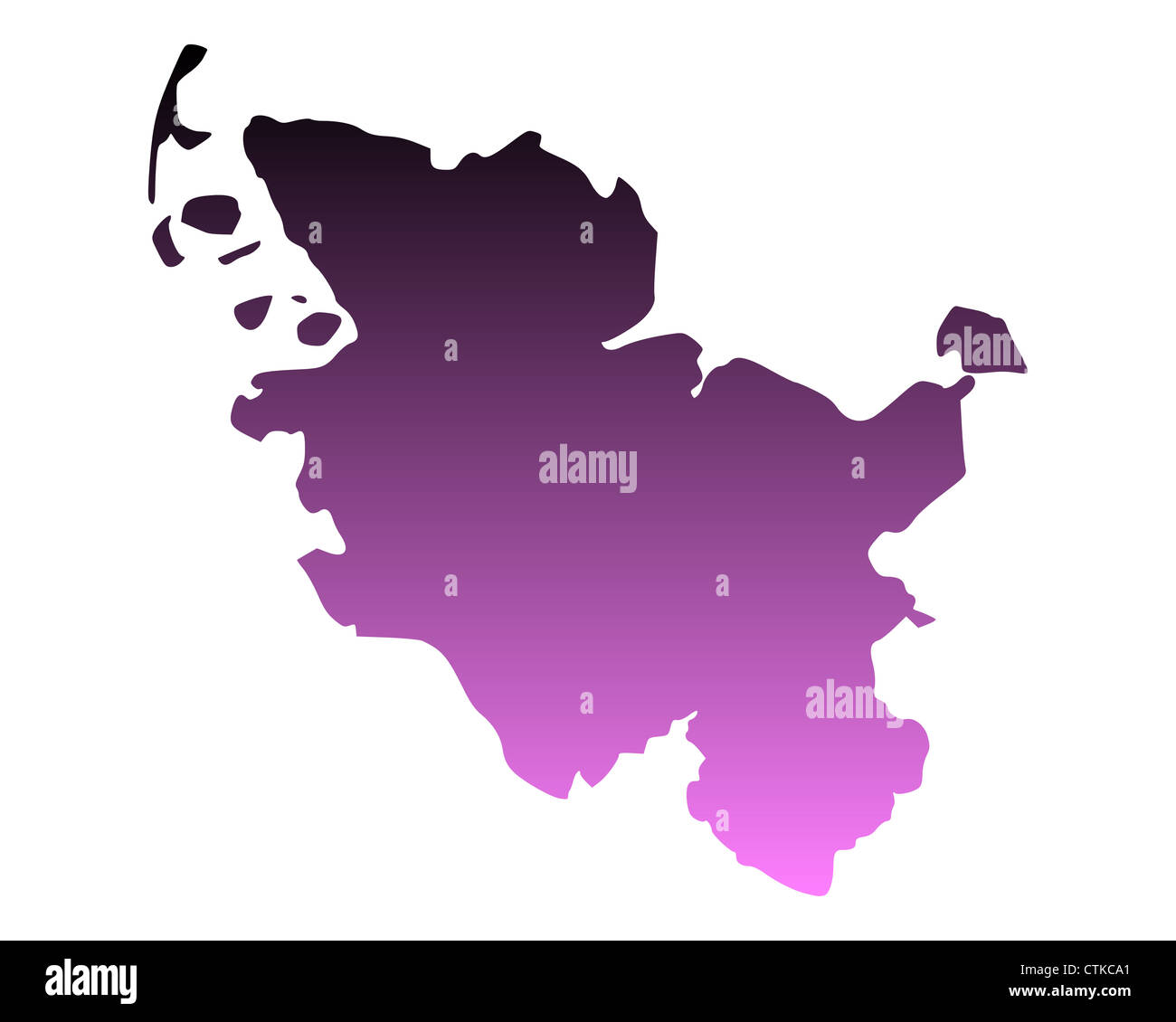 Map of holstein hi-res stock photography and images - Alamy