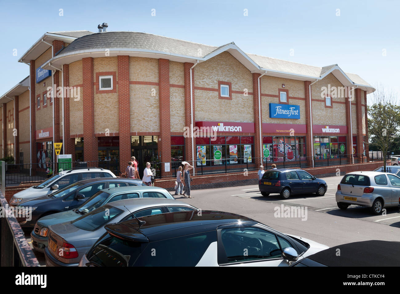 Wilkinsons shop front in city car park Stock Photo - Alamy