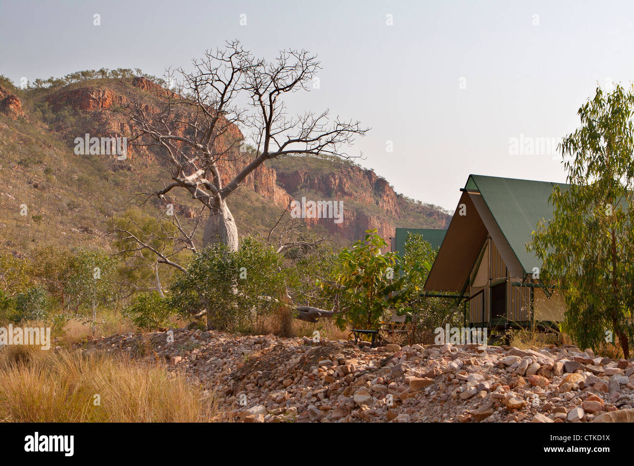Luxury tent at Emma Gorge Resort, El Questro Station, Kimberley ...
