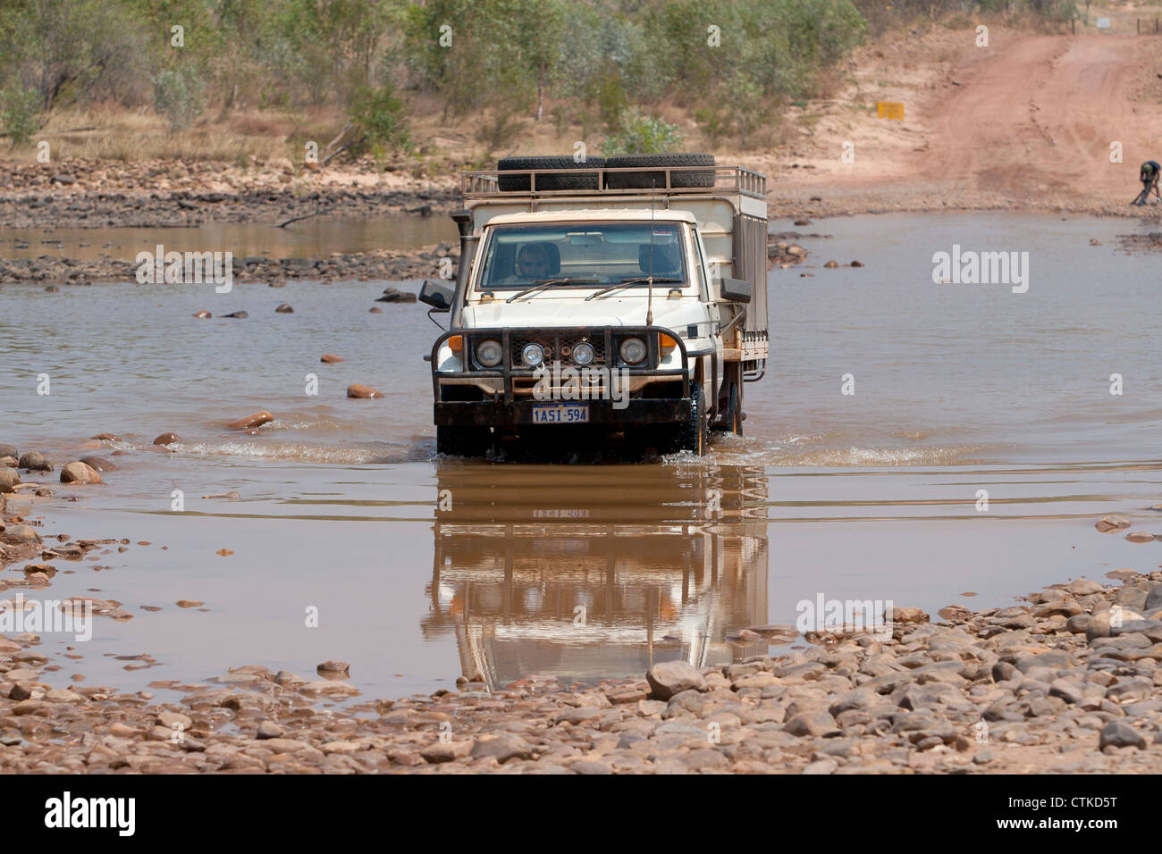 Pentecost River crossing on the Gibb River Road, Kimberley, Western ...