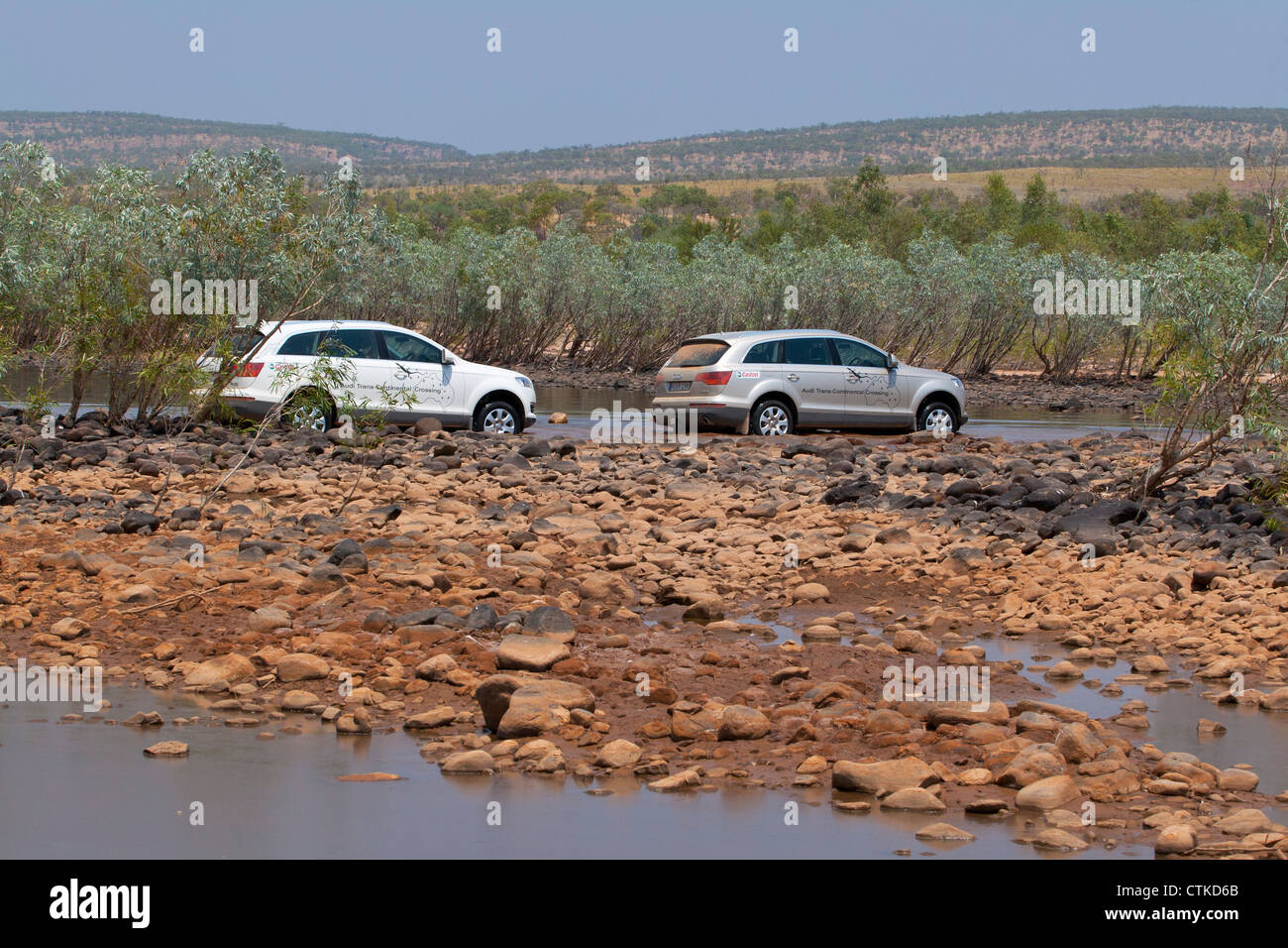 Pentecost River crossing on the Gibb River Road, Kimberley, Western ...