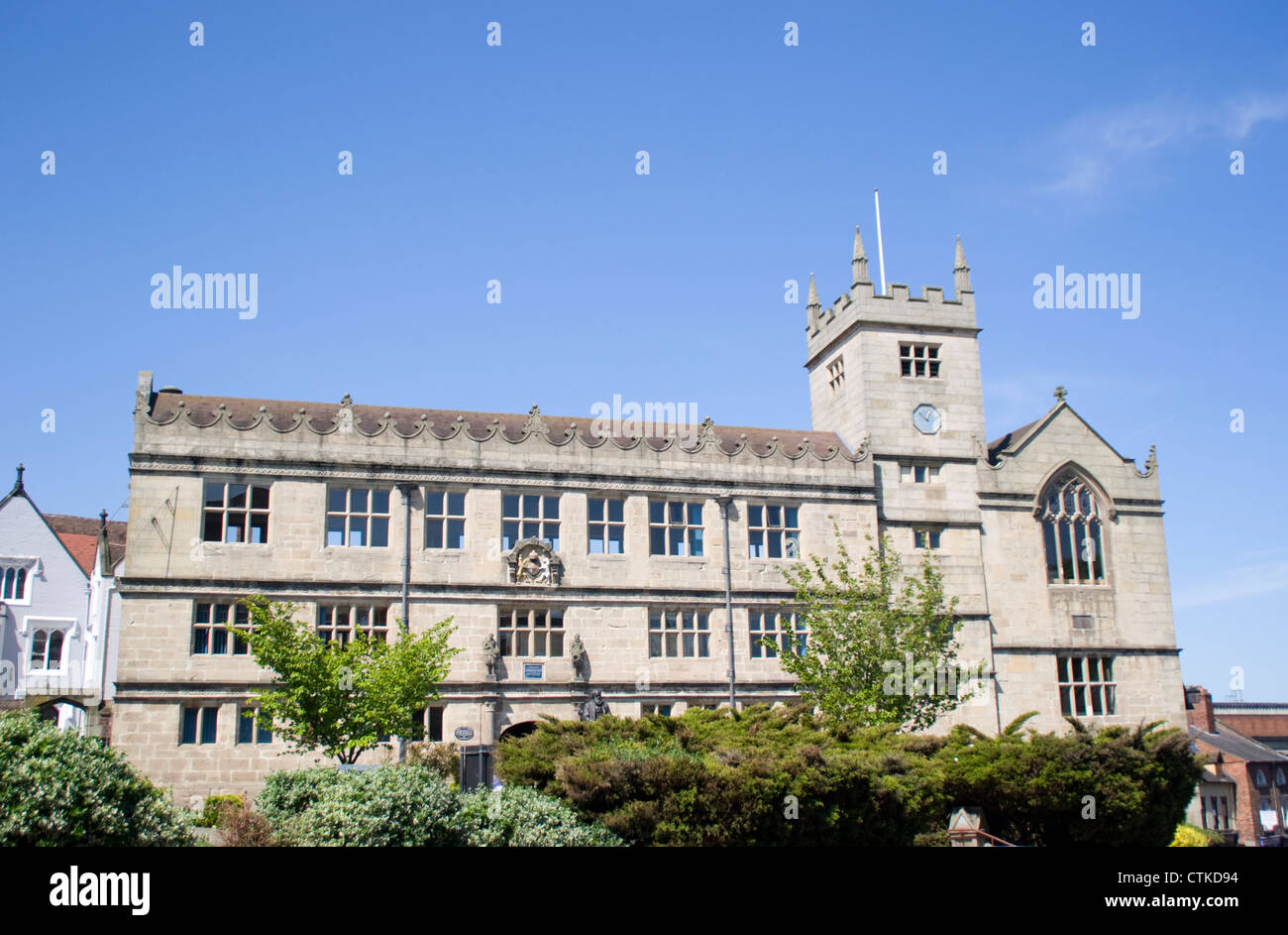 Castle Gates Library Shrewsbury Shropshire England UK Stock Photo - Alamy