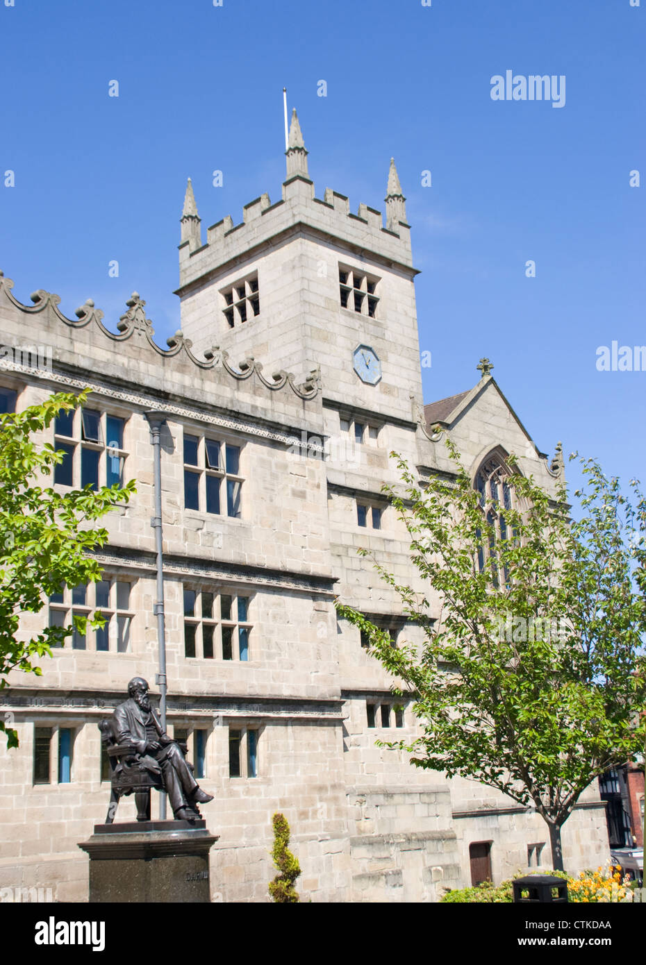 Castle gates library charles darwin hi-res stock photography and images ...