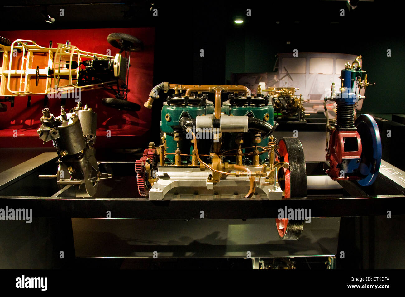 Italy, Piedmont, Turin, Museo dell'automobile, Automobile museum ...