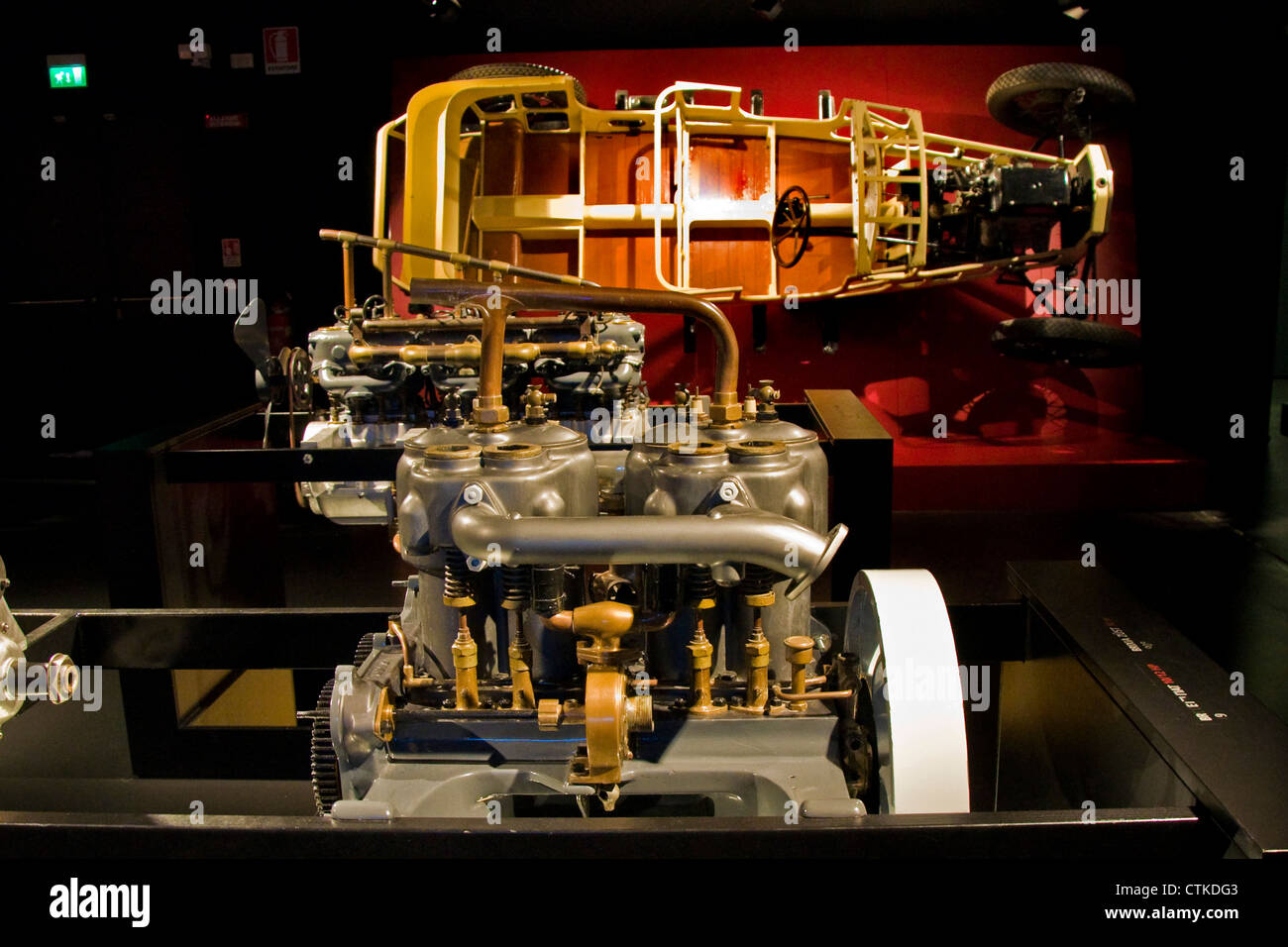 Italy, Piedmont, Turin, Museo dell'automobile, Automobile museum ...