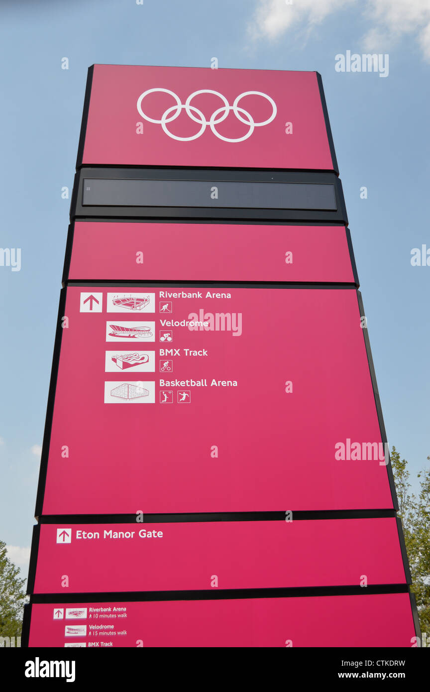 Stadium signage at the olympic stadium hi-res stock photography and ...