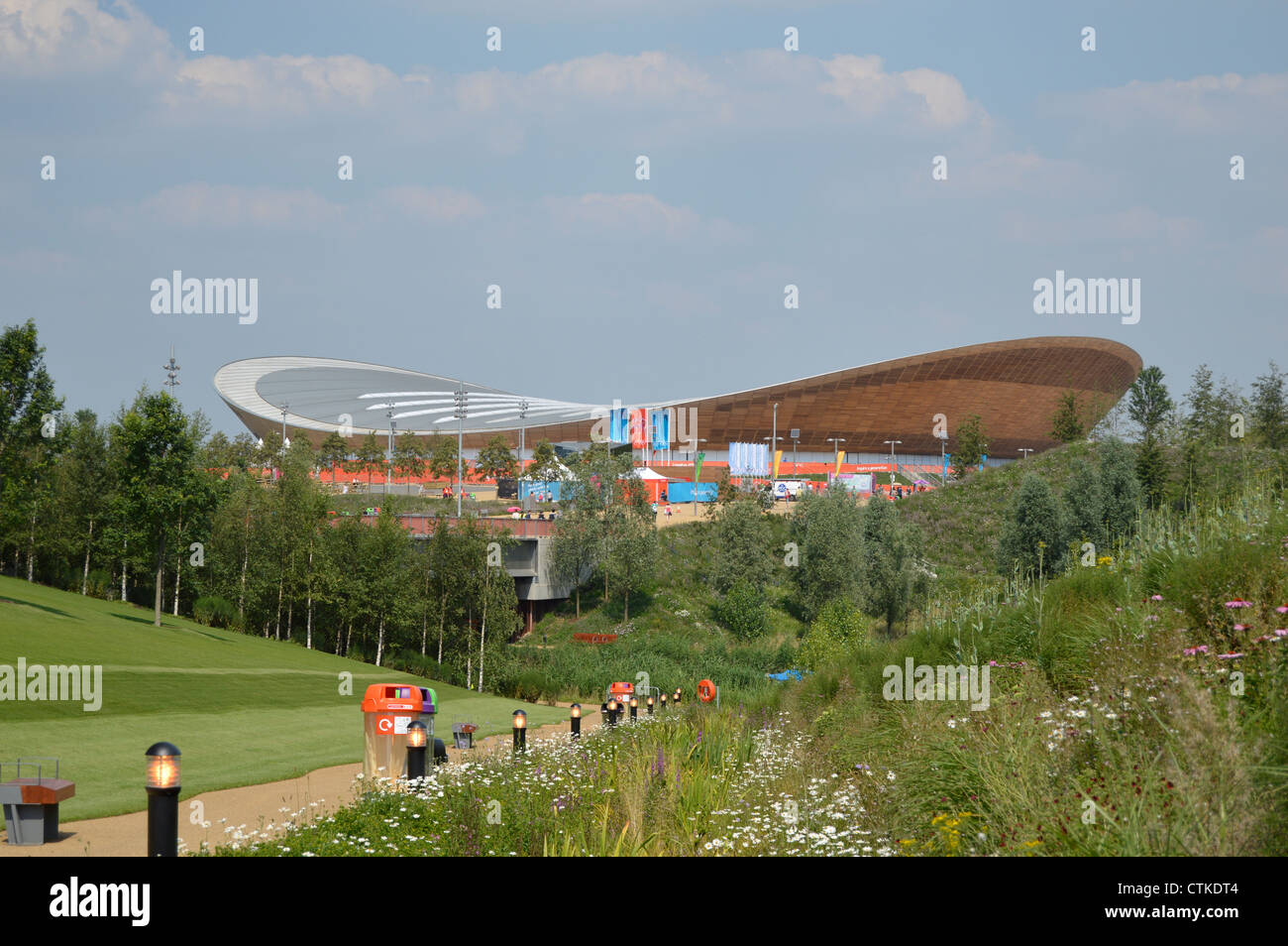 London 2012 Olympic Park Velodrome Stock Photo - Alamy