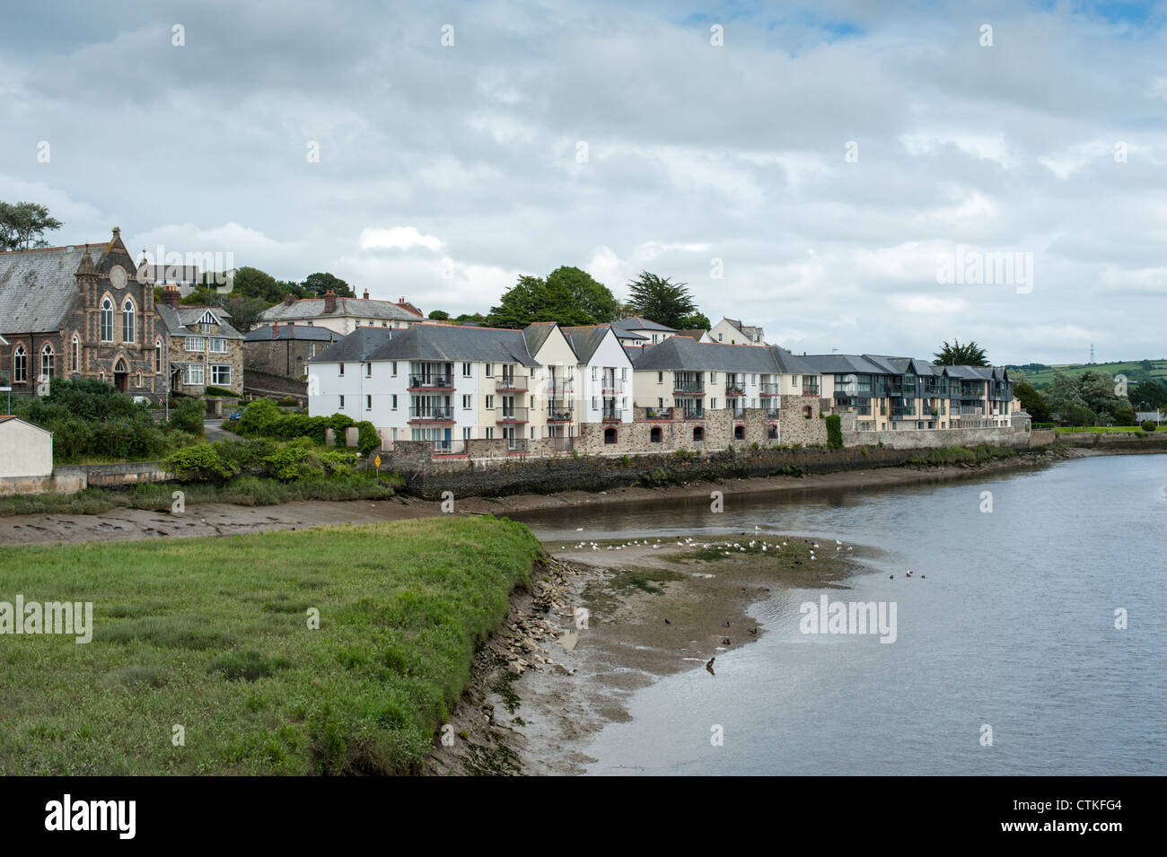 River Camel Wadebridge Cornwall Uk Stock Photos & River Camel ...