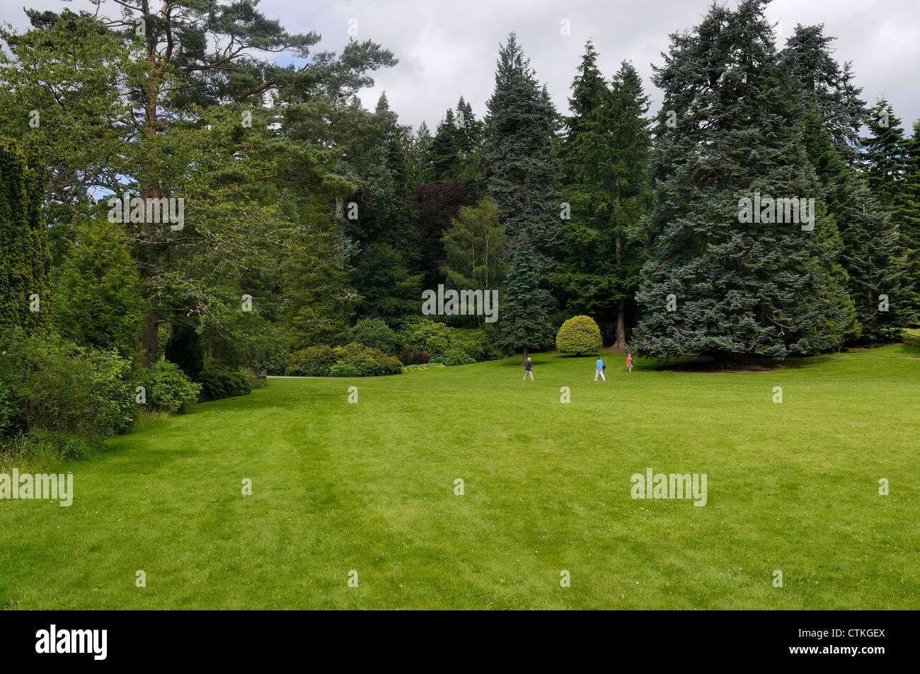 The parkland of Blair Castle on Atholl Estates Stock Photo - Alamy