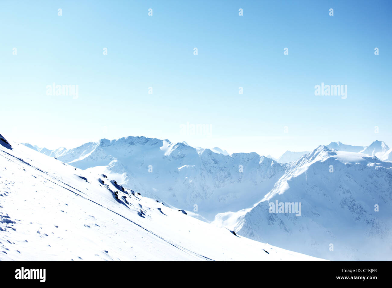 top of alps in sky Stock Photo - Alamy