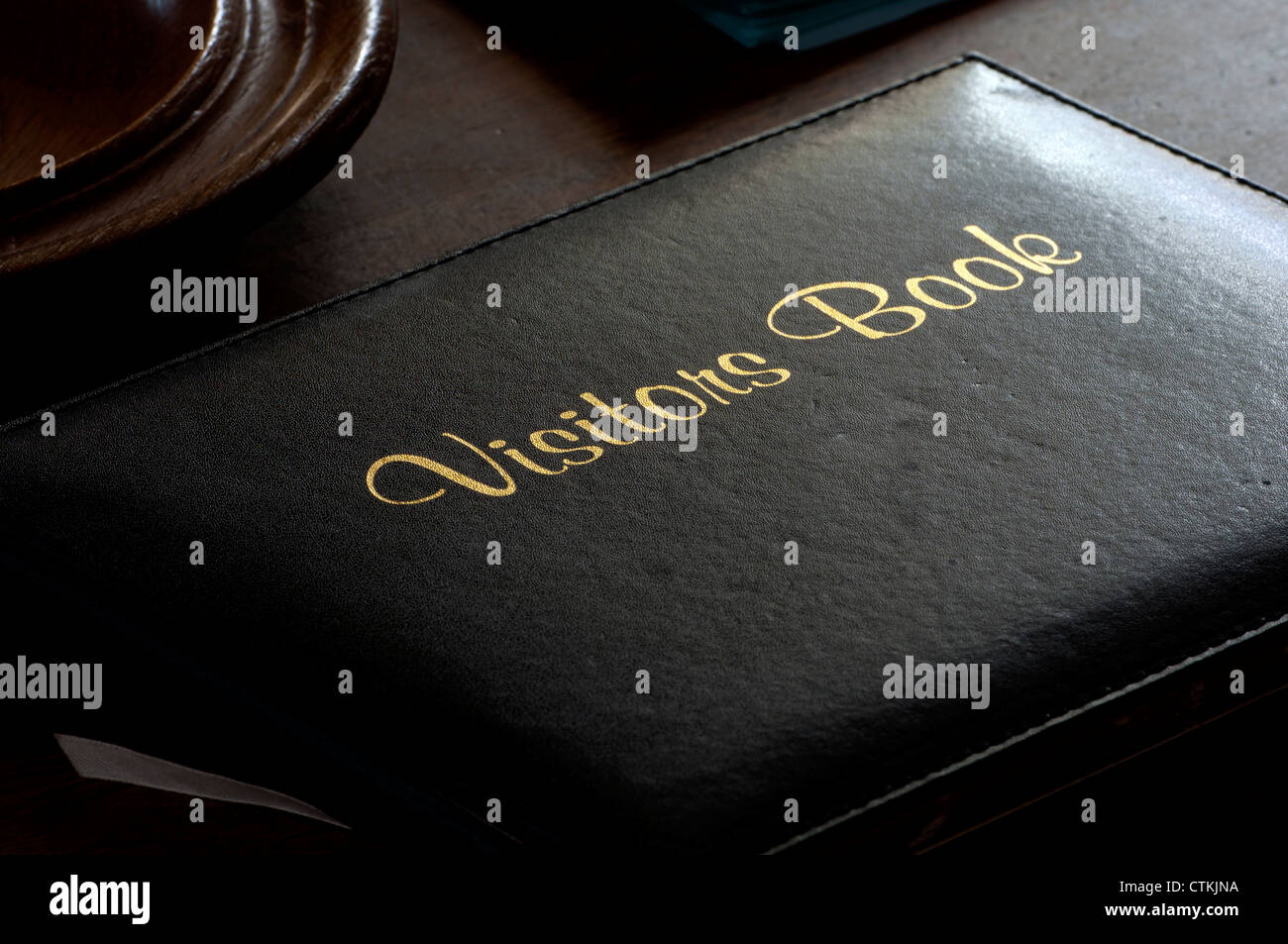 Church visitors book Stock Photo - Alamy