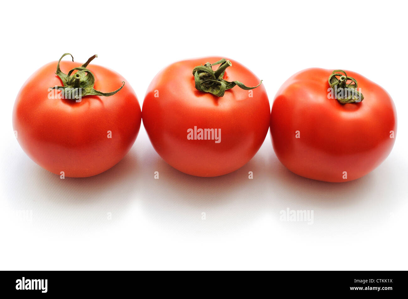Food fresh produce vegetable tomato fruit three salad Cut Out Stock ...