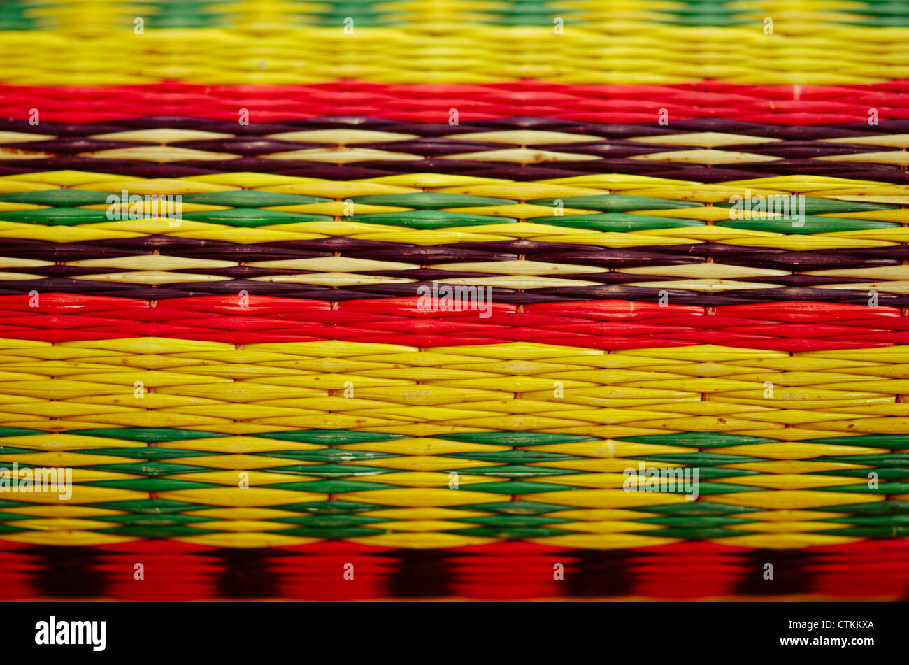 Closeup texture of colorful thai style mat, asian style Stock Photo - Alamy
