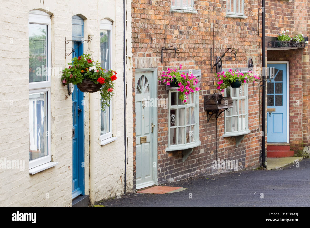Bobs Lane in the market town of Caistor on the edge of the Lincolnshire ...
