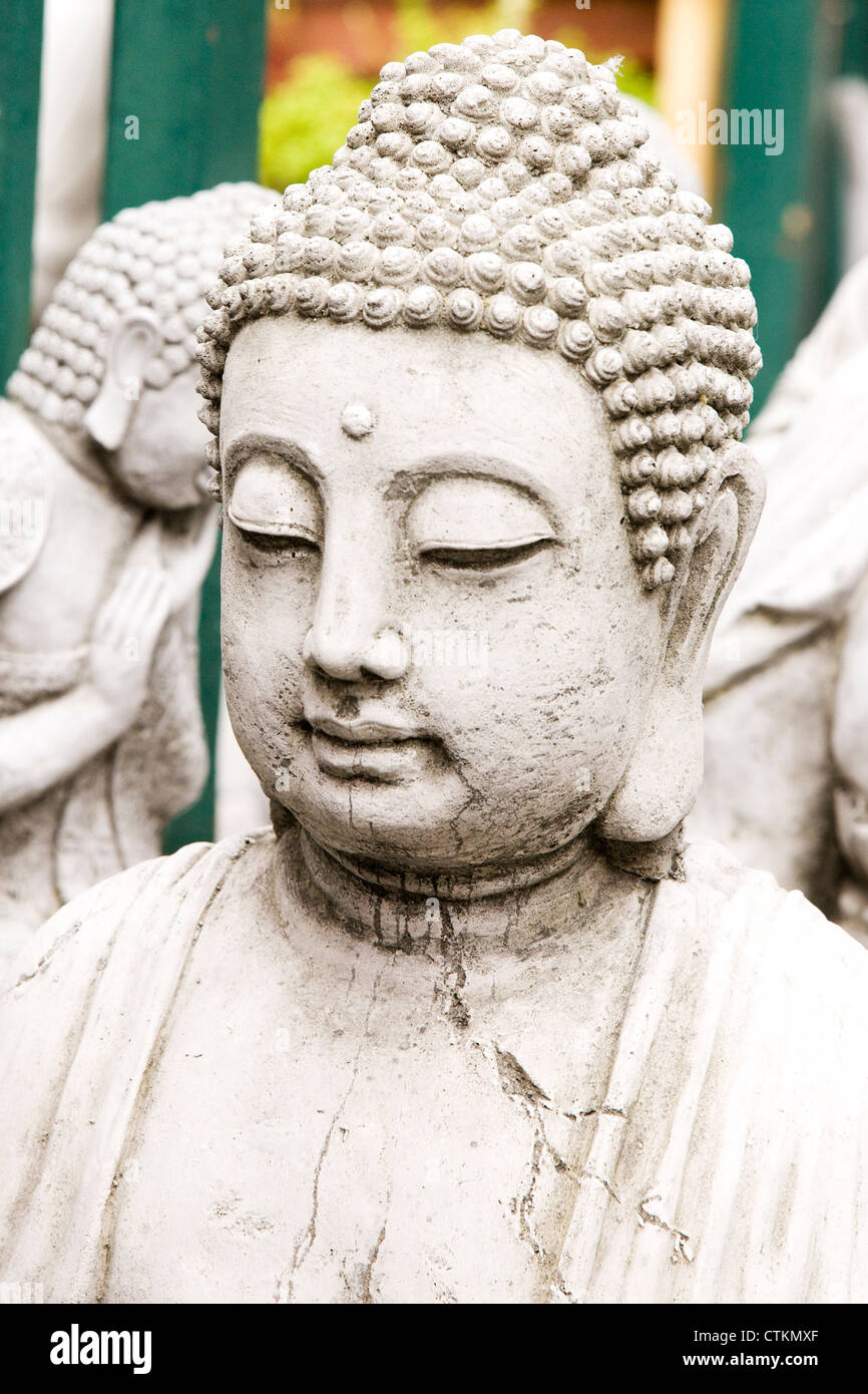 Stone Carved Buddha Statues Stock Photo - Alamy