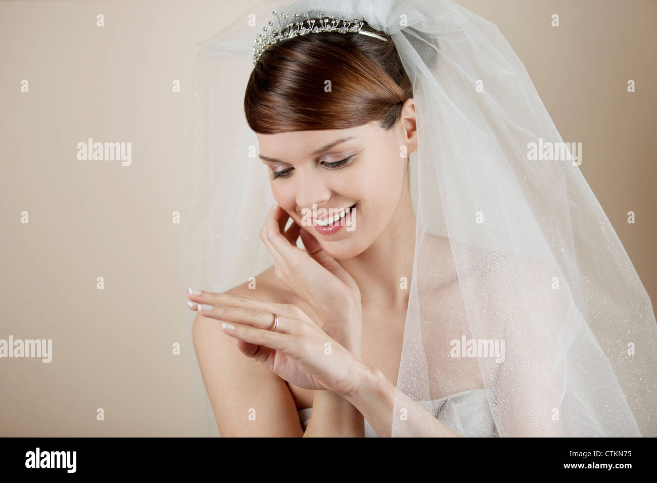 Tulle headgear hi-res stock photography and images - Alamy