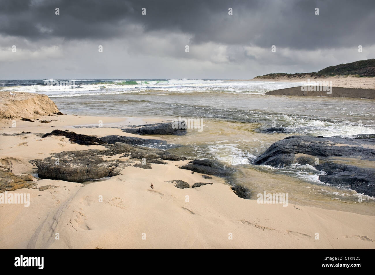 River Flowing Into The Ocean High Resolution Stock Photography and ...