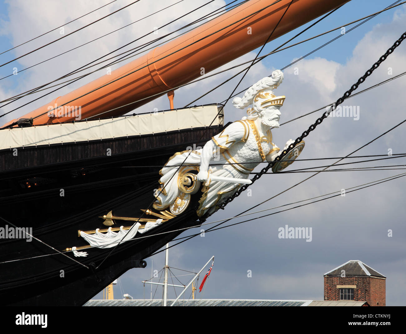 Hms warriors figurehead hi-res stock photography and images - Alamy